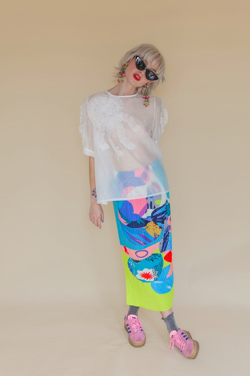 CLAIRE PLISSE SKIRT – barethreads