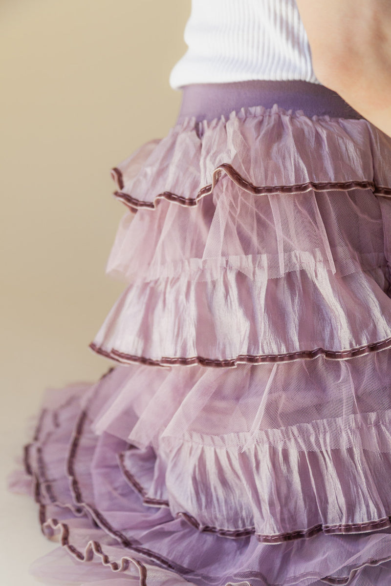 OLIVIA TULLE SKIRT - ORCHID – barethreads